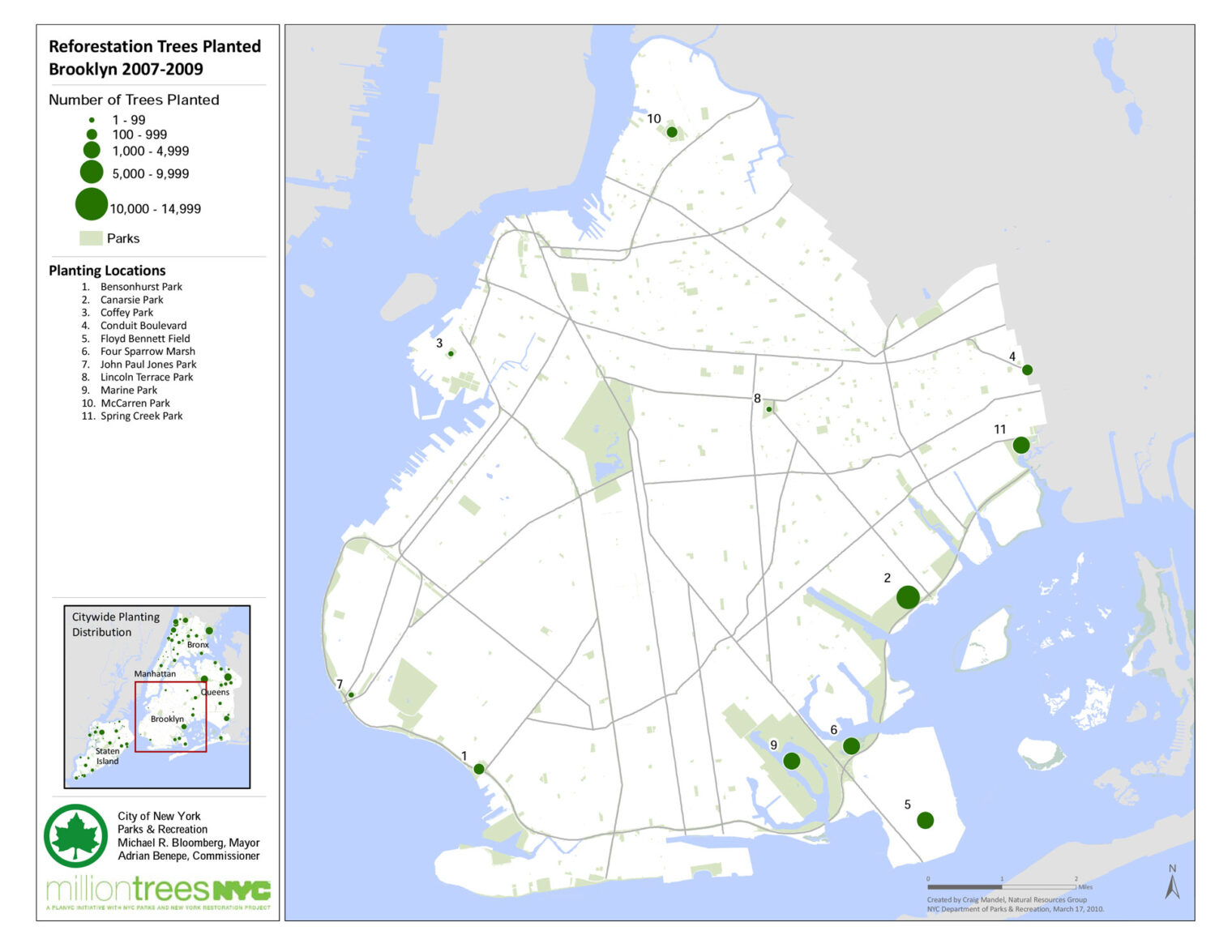 Million Trees NYC - Long Island Natives