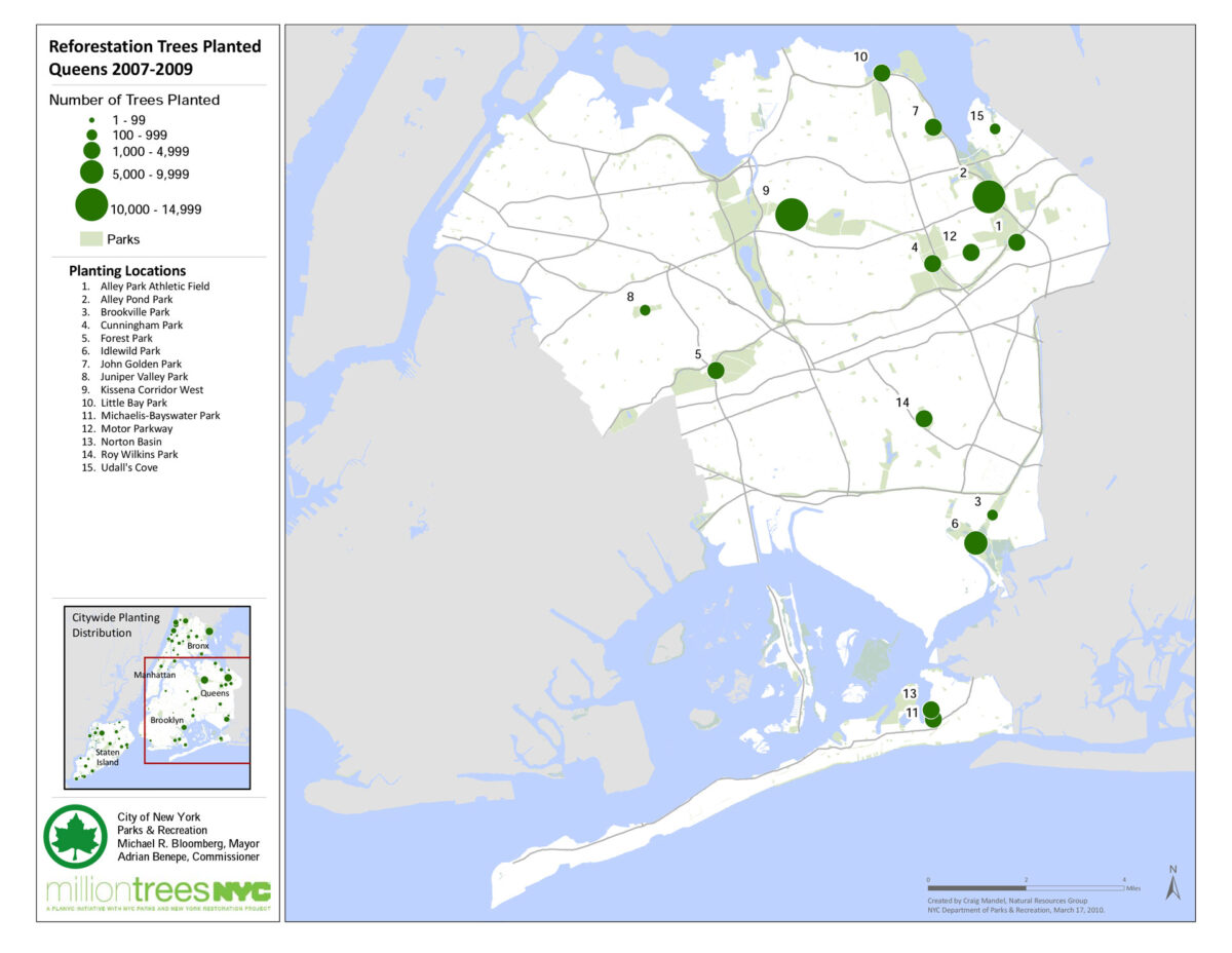 Million Trees NYC - Long Island Natives