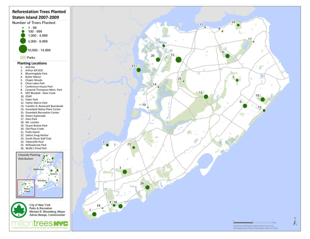 Million Trees NYC - Long Island Natives